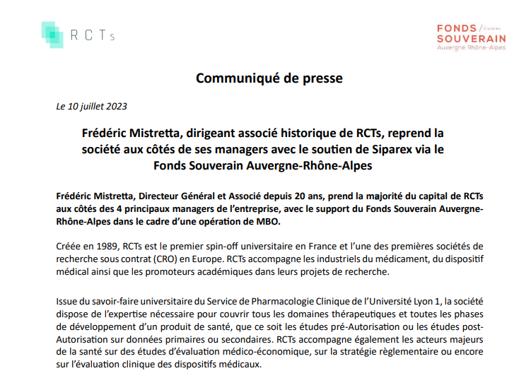 La transmission chez RCTs, une valeur forte - RCTS